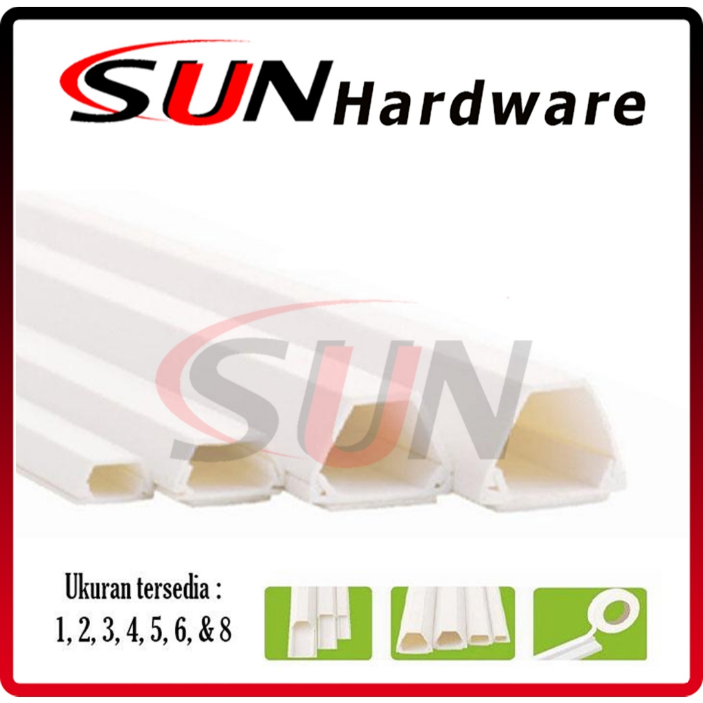 Jual Kabel Duct Protektor PVC Plastik TC 2 3 4 5 6 Cable Ducting Dak Pelindung Kabel | Shopee ...