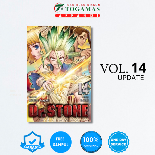 Jual [ UPDATE ] DR. STONE 14 | VOLUME 01- 14 RIICHIRO INAGAKI | Shopee Indonesia