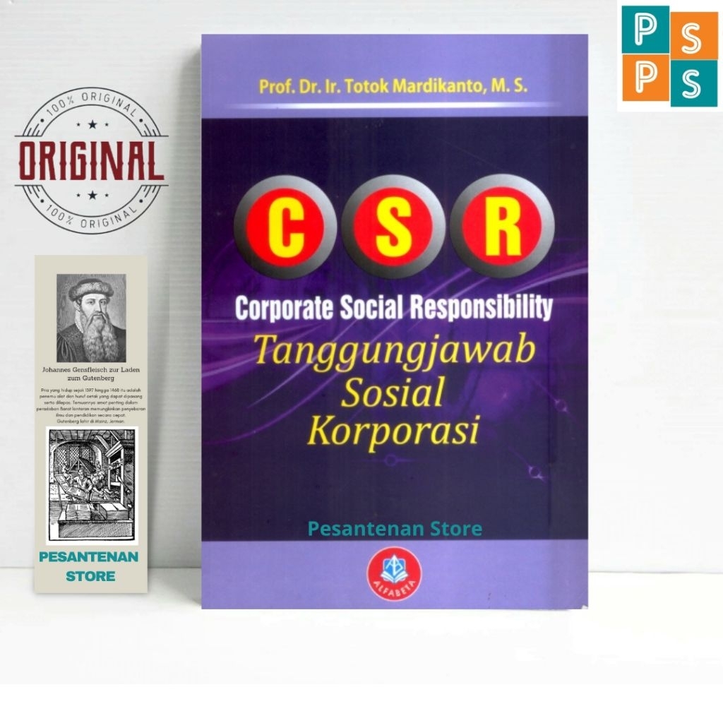 Jual Buku CSR Corporate social Responsibility Totok mardikanto Penerbit ...