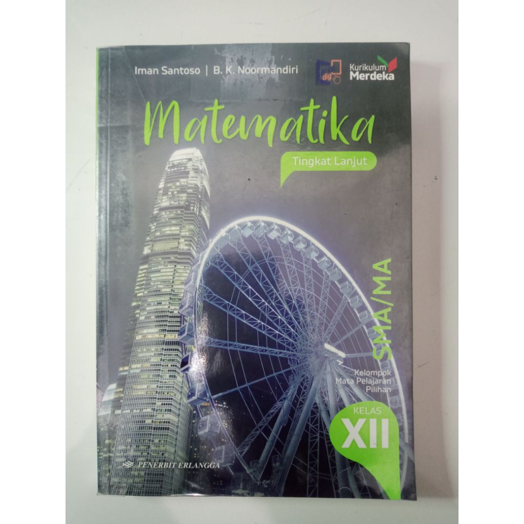 Jual Buku Paket MATEMATIKA LANJUT SMA Kelas XII/12 Kurikulum Merdeka ...