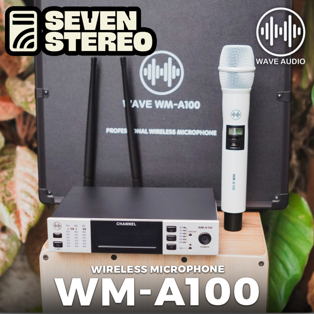 Jual WAVE WM-A100 WM A100 Wireless Mic Microphone Handheld 1 channel ...