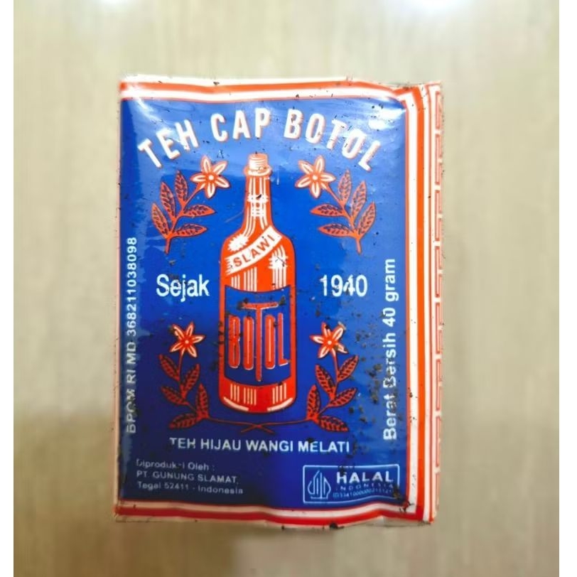 Jual Teh cap botol BIRU 40gram (PCS) | Shopee Indonesia