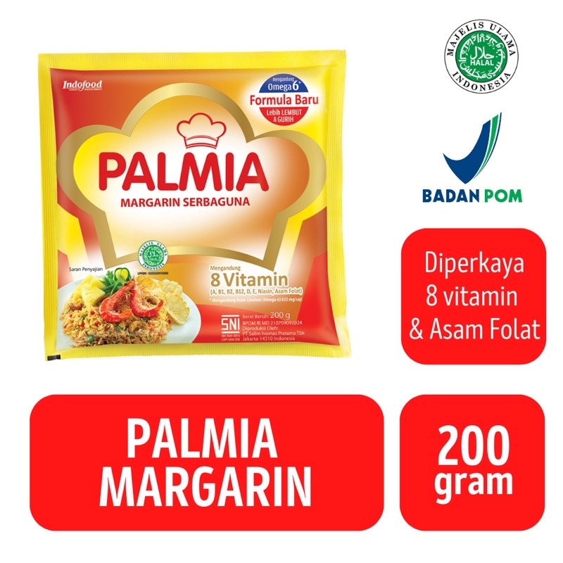 Jual Royal Palmia Butter Margarine Sachet / Palmia Margarin Serbaguna ...