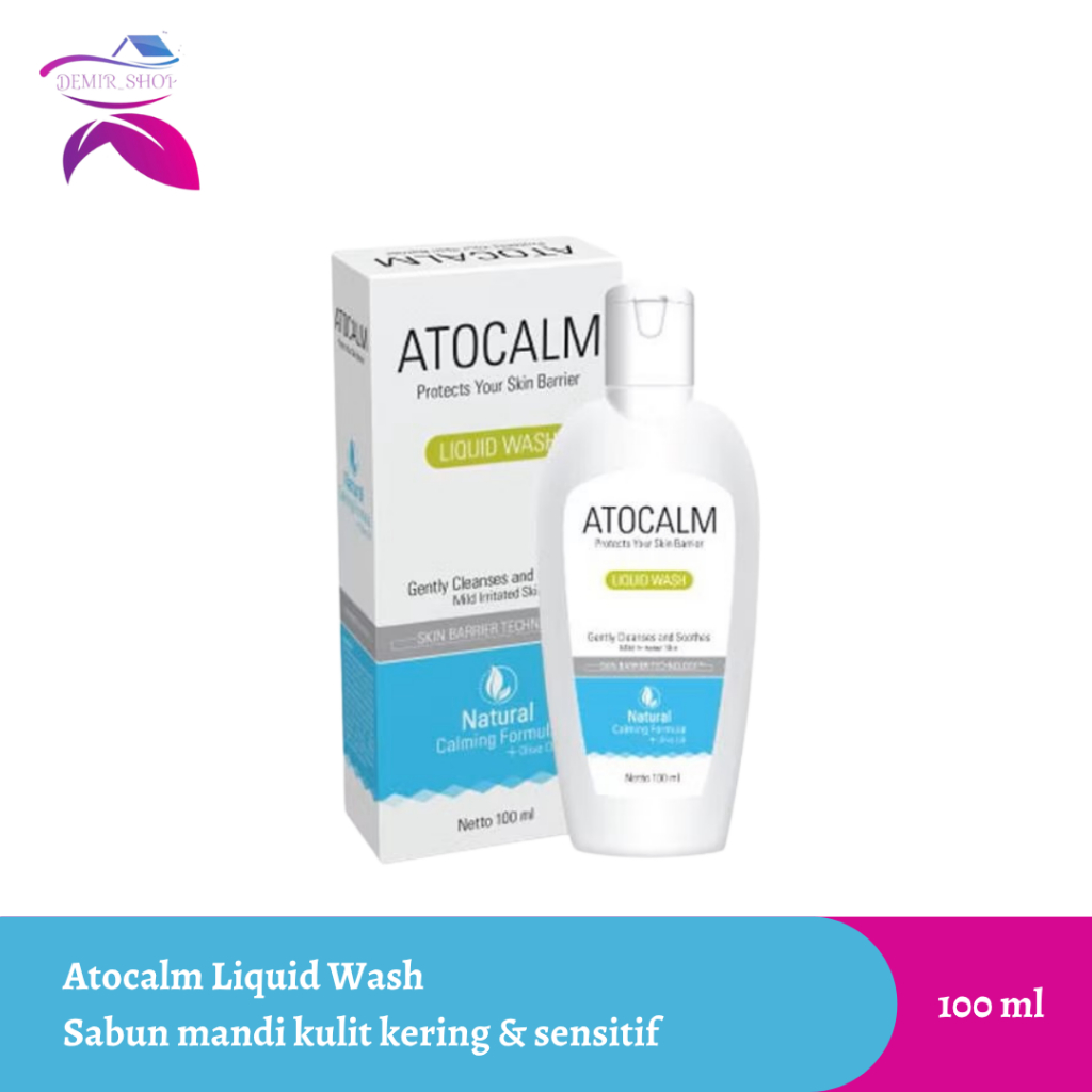 Jual Atocalm Liquid Wash 100 ml / Sabun Pembersih Kulit Kering dan ...
