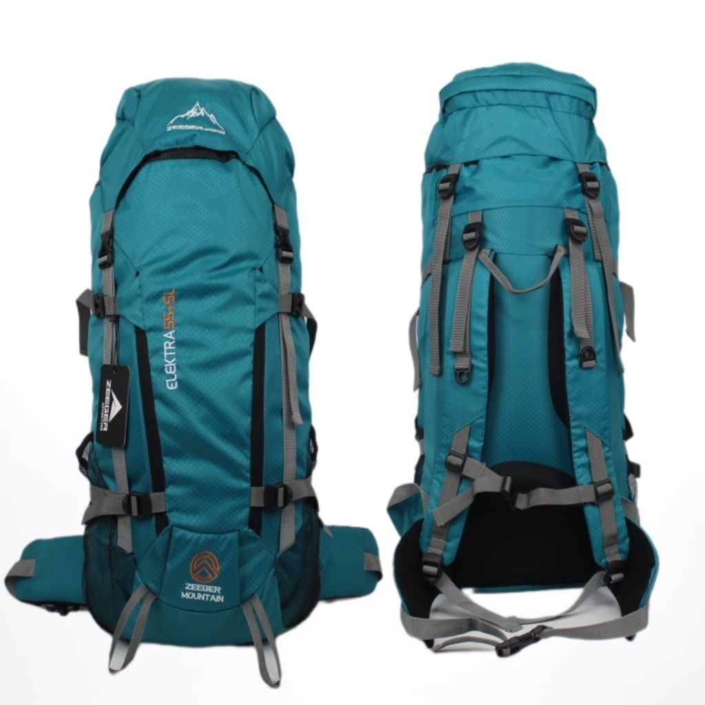 Jual Tas Ransel Gunung/Hiking Tas Carrier 55+5 Liter ZEEGER ADVENTURE | Shopee Indonesia