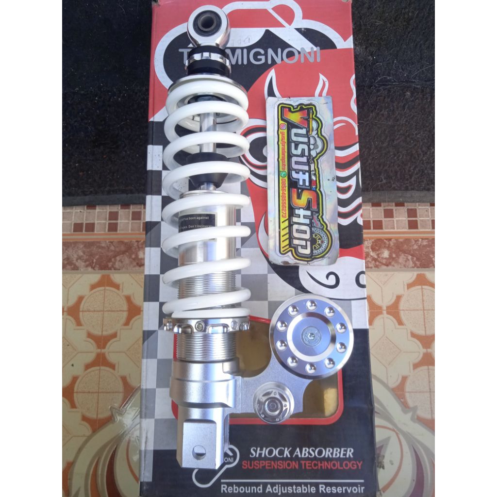 Jual shock Termignoni Model Kitaco Click Full CNC uk 305mm Universal ...