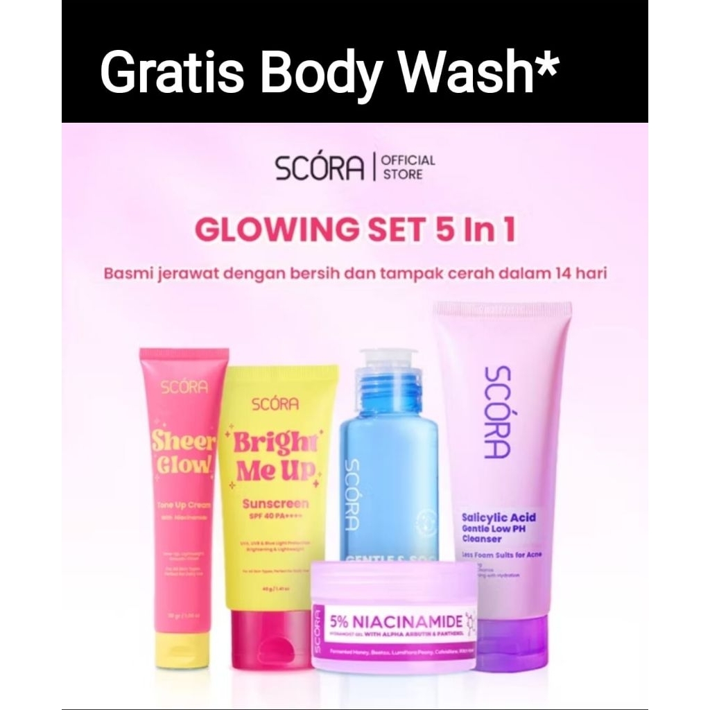 Jual SCORA PAKET HEMAT SKINCARE | Shopee Indonesia