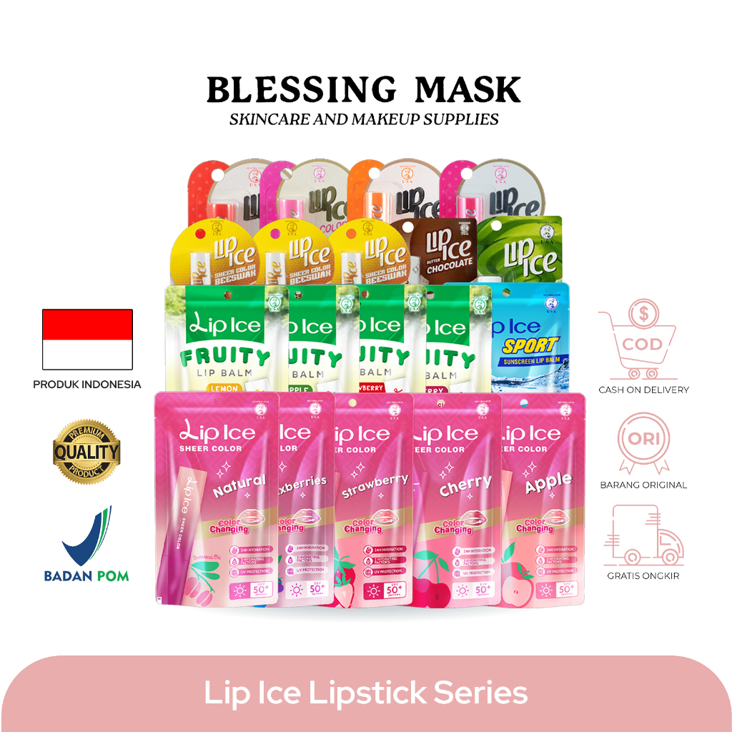 Jual LIP ICE SHEER COLOUR - 2.2gr | Lip ice Sheer Strawberry Orange ...