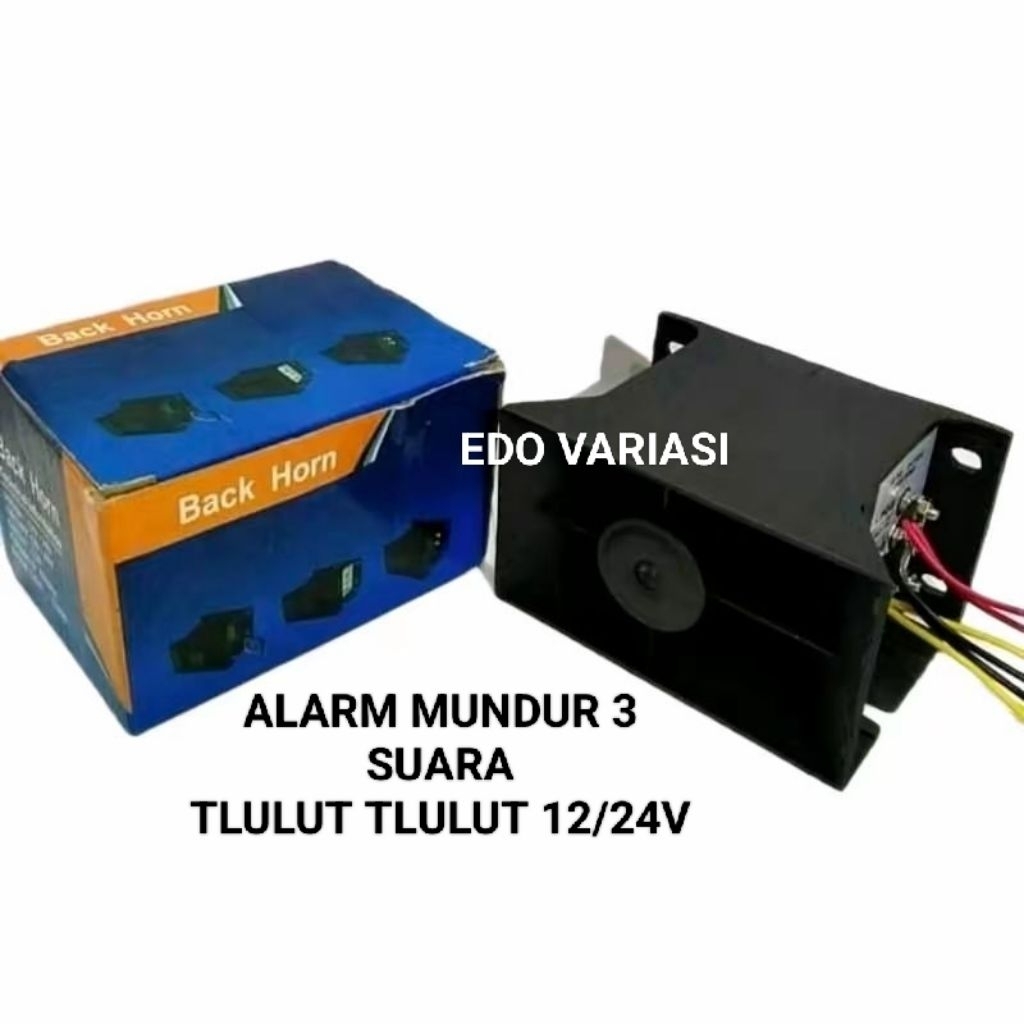 Jual Alarm Mundur 3 Suara Back Horn Atret & Rem Mobil Truck Bus 12 24V ...