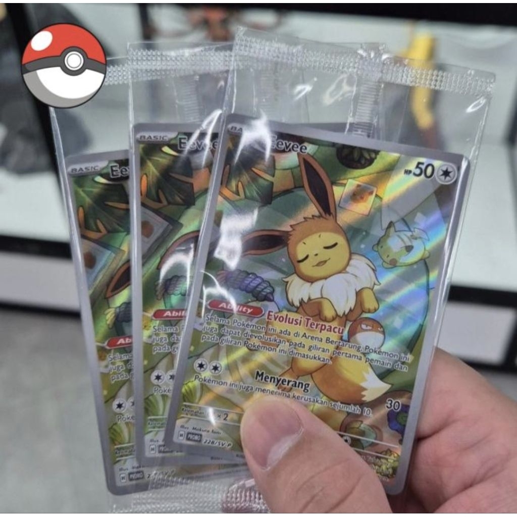 Jual Eevee Kartu Promo Festival Terastal TCG Pokemon Indonesia | Shopee Indonesia