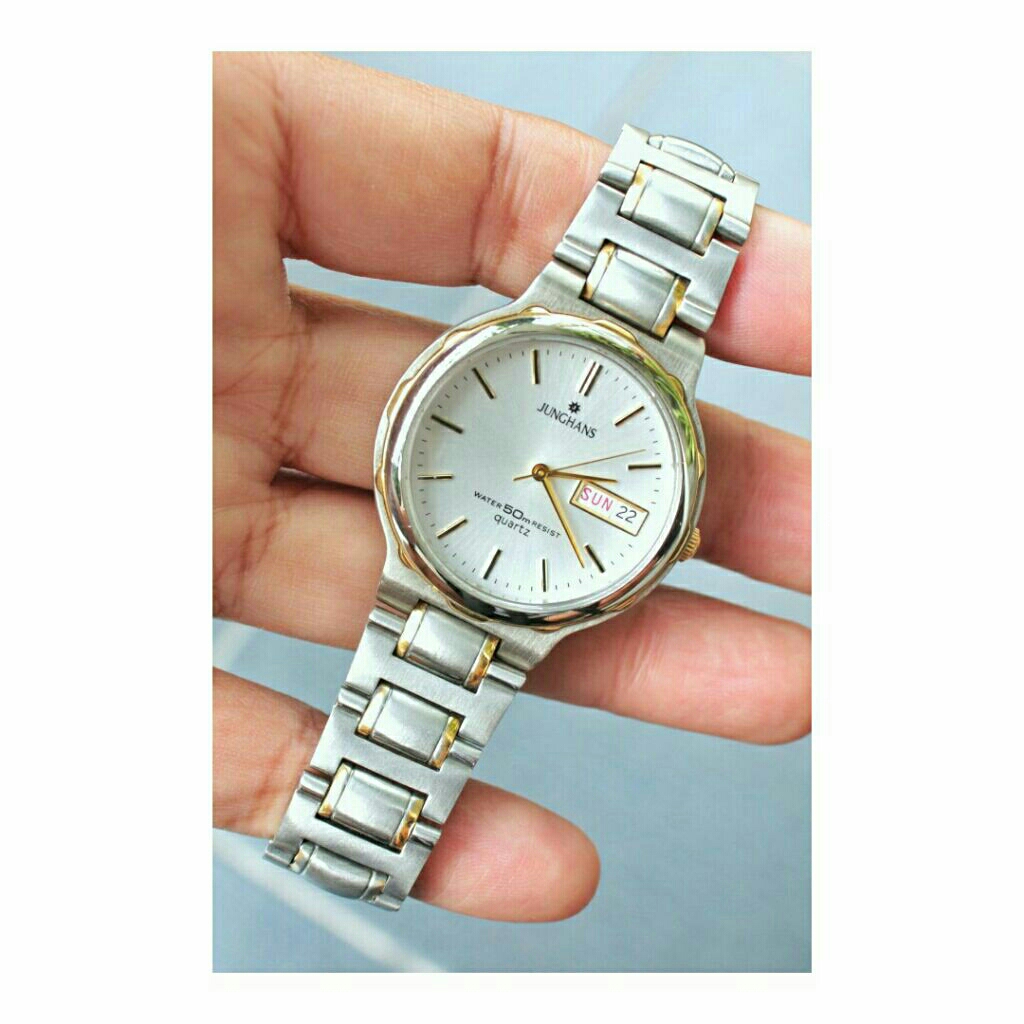 Jual jam tangan dress watch Jerman gaya klasik Junghans | Shopee Indonesia