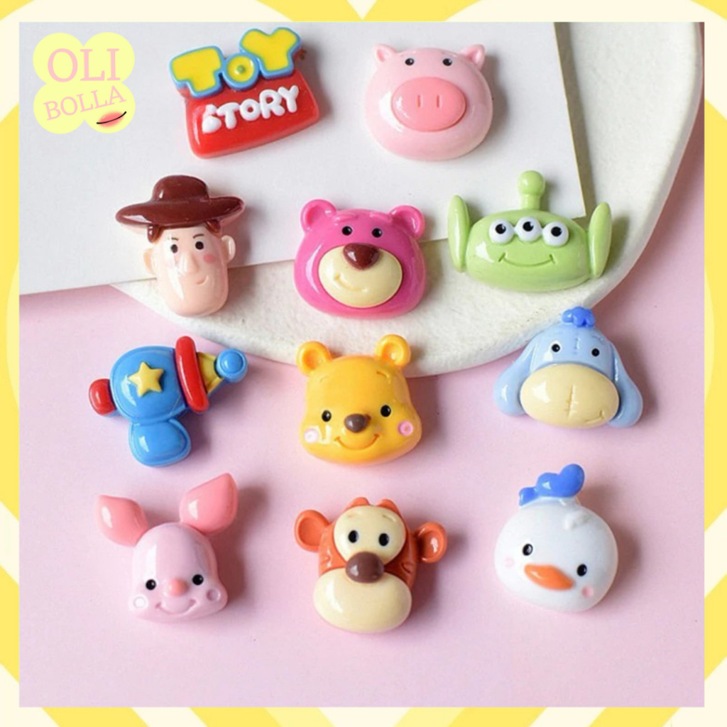 Jual Stiker 3D Resin Clay Karakter Toy Story Aksesoris Untuk DIY Botol ...