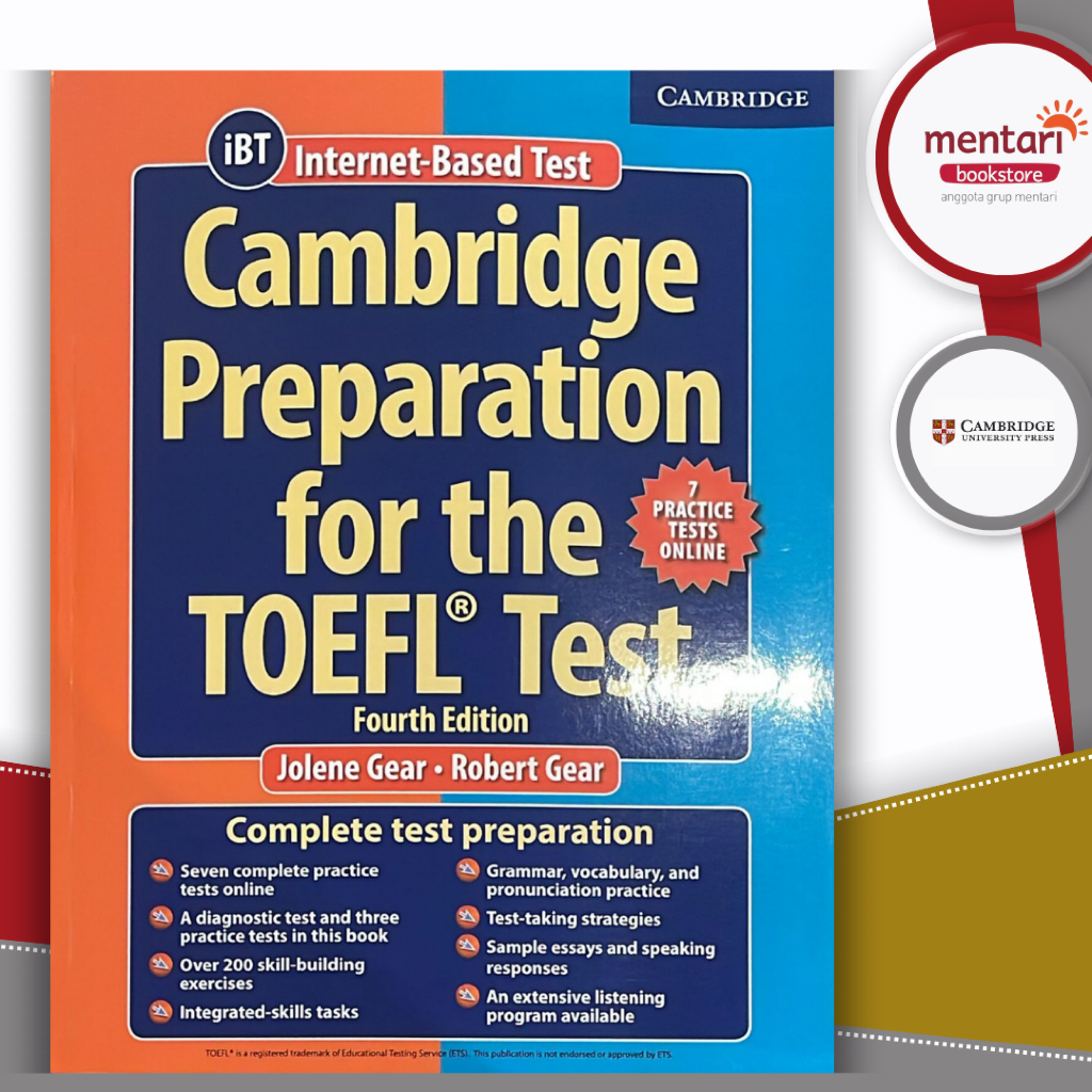 Jual Cambridge Preparation for the TOEFL Test Book with Online Practice ...