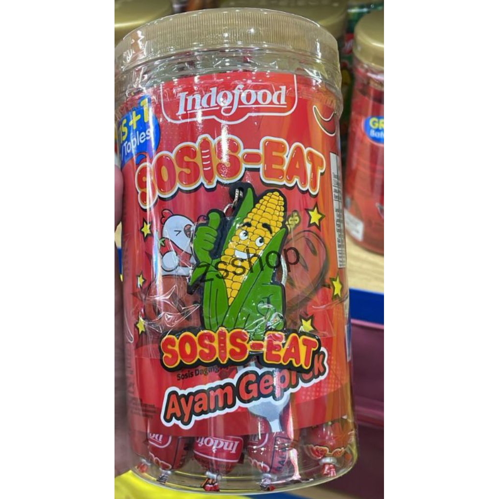 Jual INDOFOOD SOSIS-EAT SIAP MAKAN ORIGINAL/AYAM GEPREK/JAGUNG BAKAR ...
