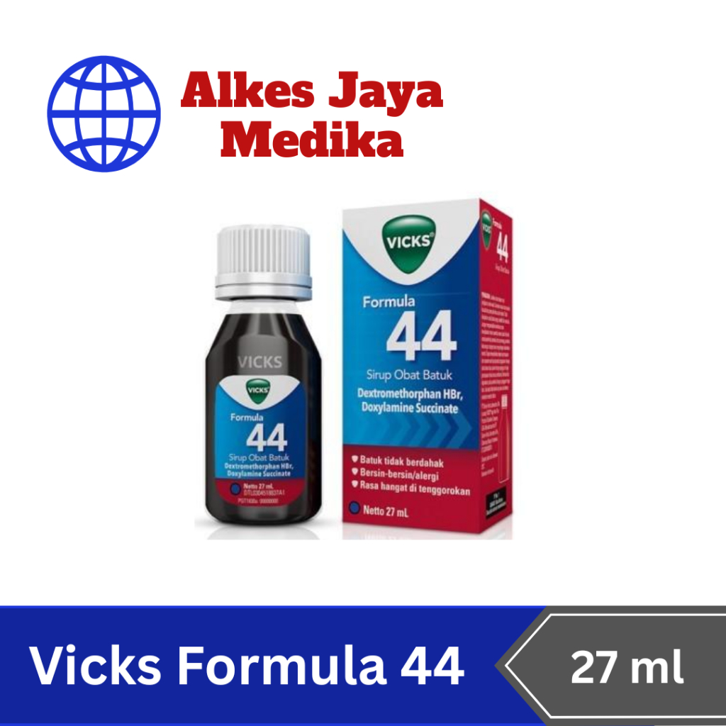Jual Vicks Formula 44 Sirup 27 ml - Obat Batuk Dewasa | Shopee Indonesia