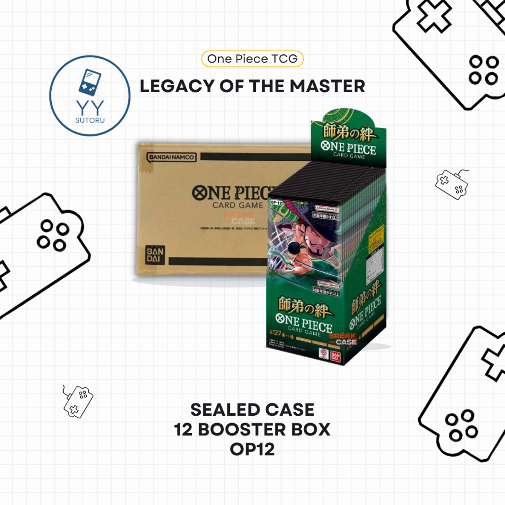Jual One Piece TCG OP12 Legacy Of The Master OP-12 Sealed Case Kartu One Piece TCG Bandai ...