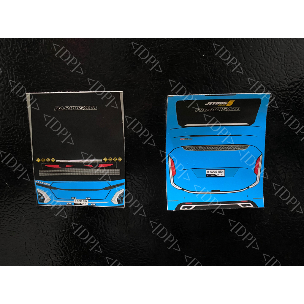 Jual Stiker FACE DEPAN Miniatur Bus RKC - JB 5 / Biru | Shopee Indonesia