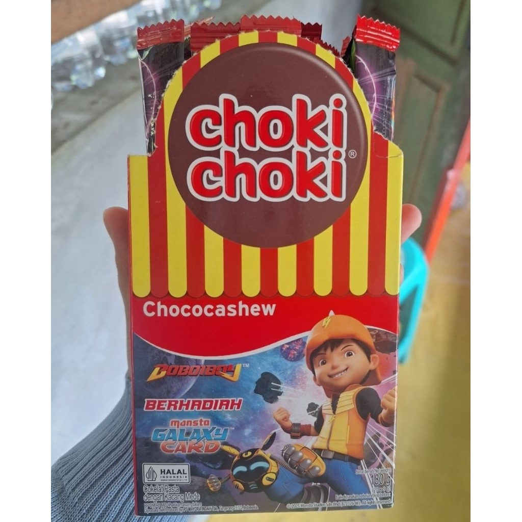 Jual Choki Choki Chococashew Edisi Boboiboy 1box isi 20pcs | Shopee ...