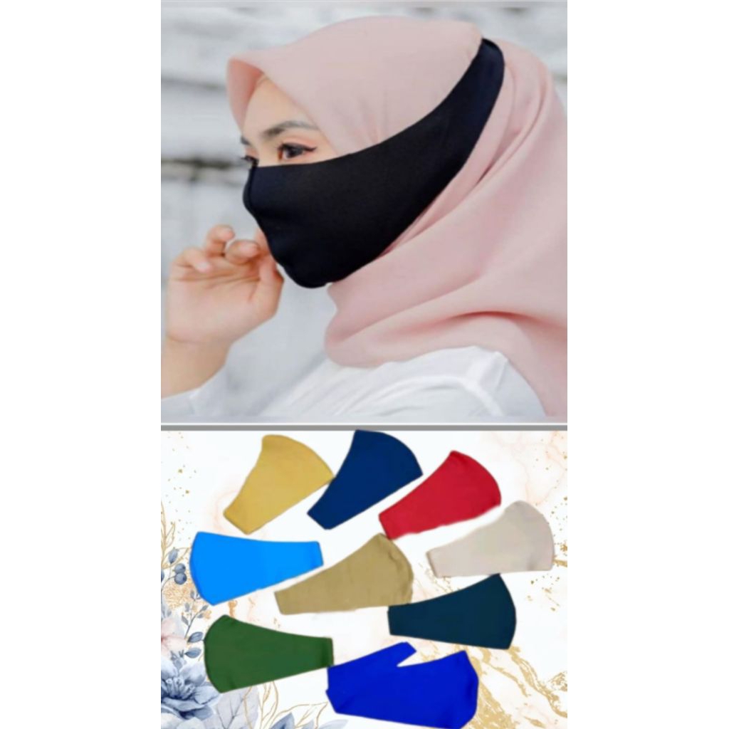 Jual Masker Scuba Hijab polos | Shopee Indonesia