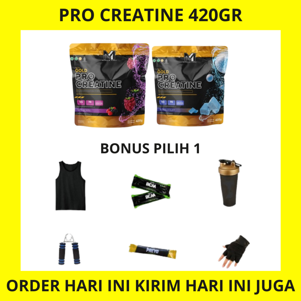 Jual Muscle First M1 Pro Creatine 420gr (70 Servings) Creatine ...