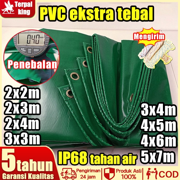 Jual Bahan PVC tahan api terpal 4x6 meter tebal terpal 3x4 terpal 2x3 ...