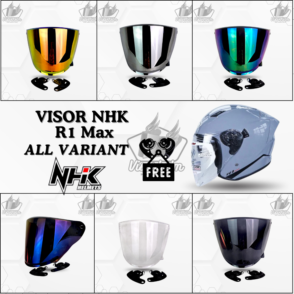 Jual Visor NHK R1 Max All Variant Original Sni Merek Threemaestro ...
