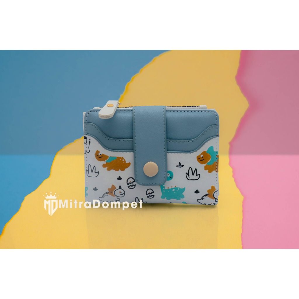 Jual dompet motif dino-dompet kartu dompet wanita dompet lipat mini ...