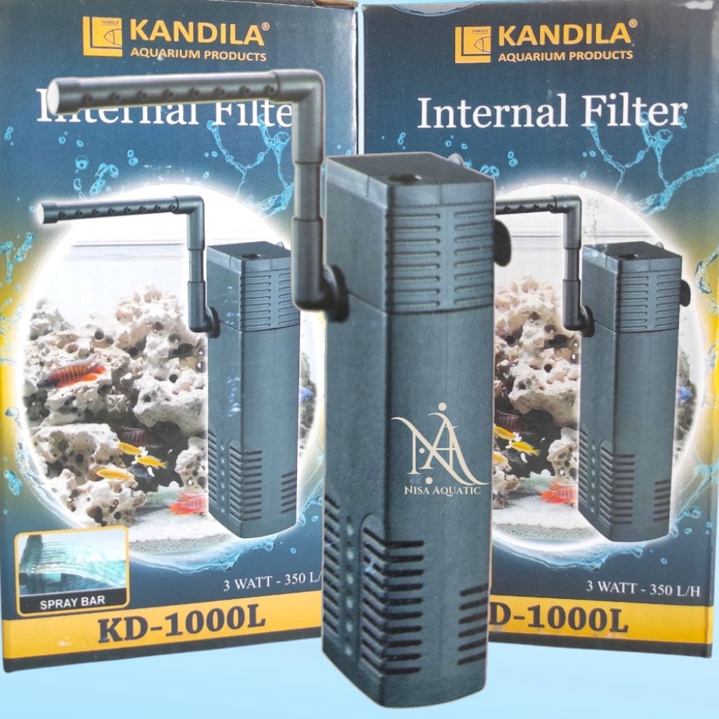 Jual Pompa Celup Filter Air Internal Mini 1000 Kandila KD-1000L Pompa ...
