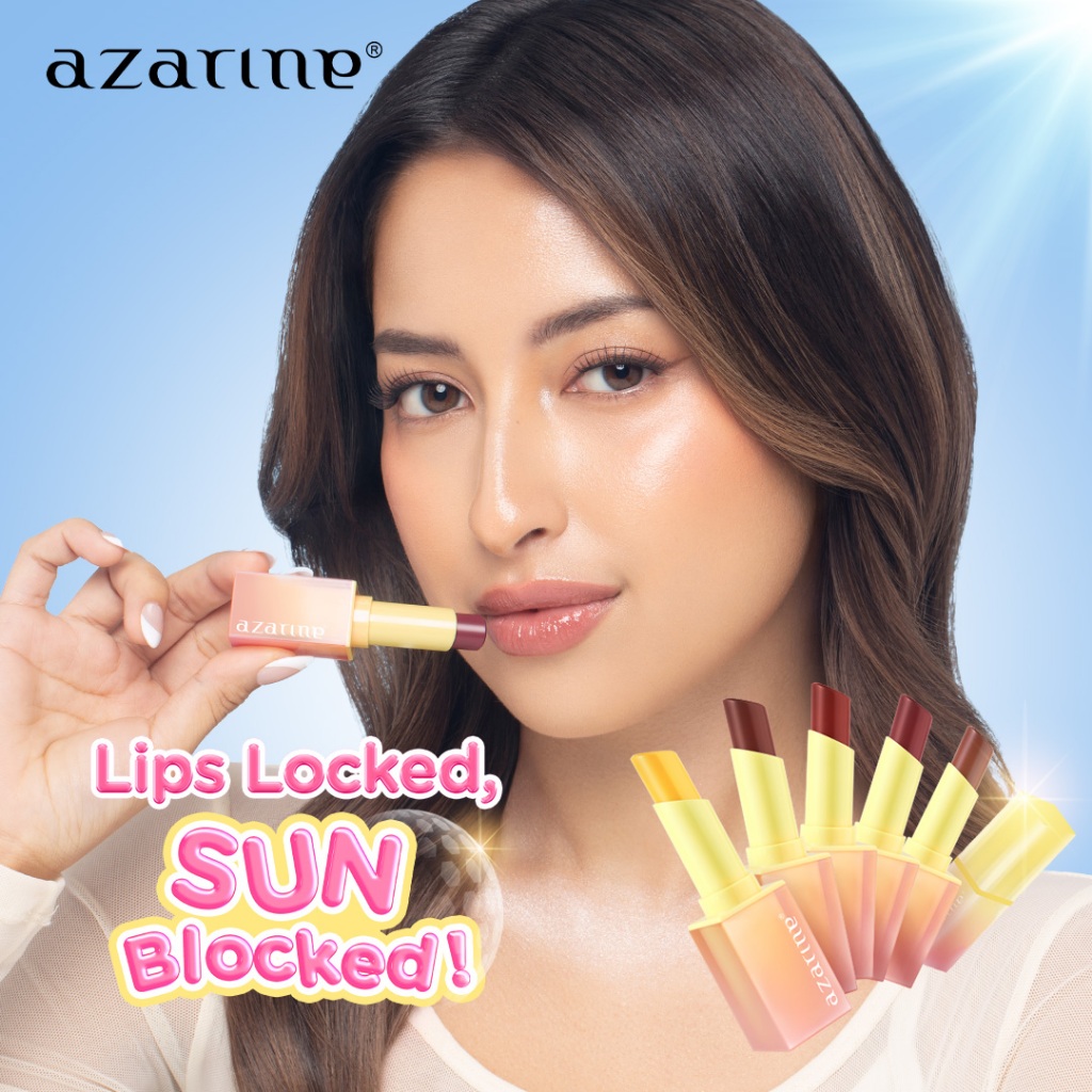 Jual Azarine Glowkiss Sunscreen Lip Balm 3gr Pelembab Bibir SPF 35 PA ...