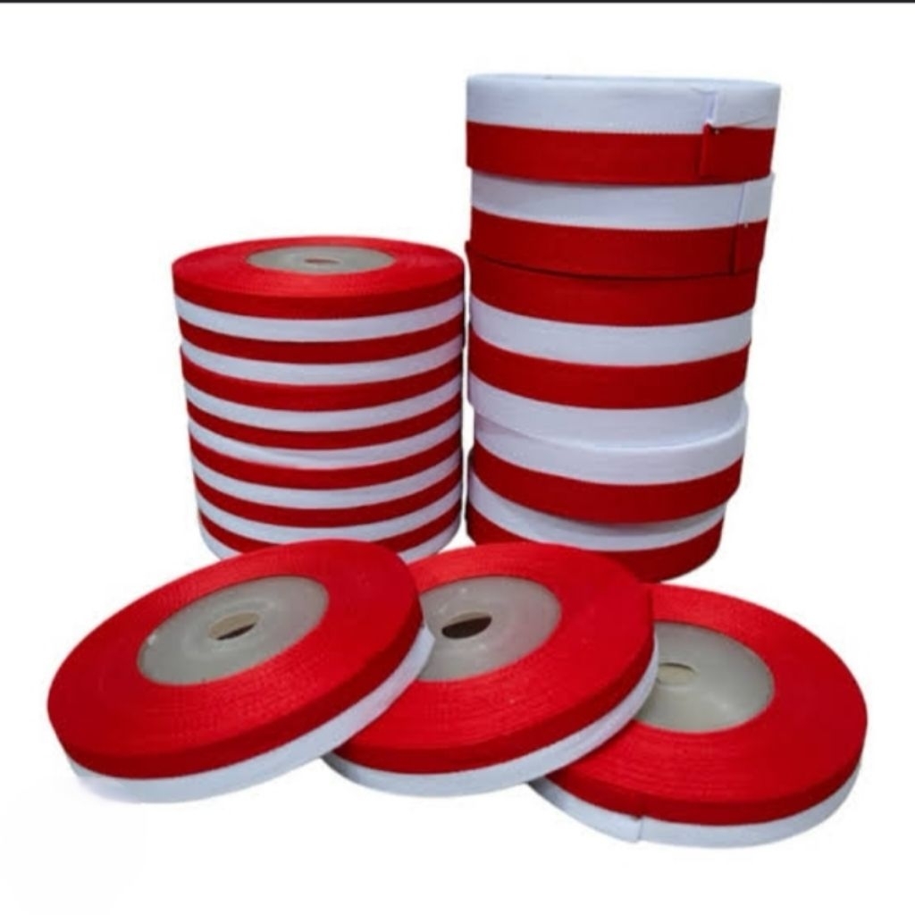 Jual Pita Bendera Merah Putih Pita Kado Agustusan Pita Roll Merah Putih ...