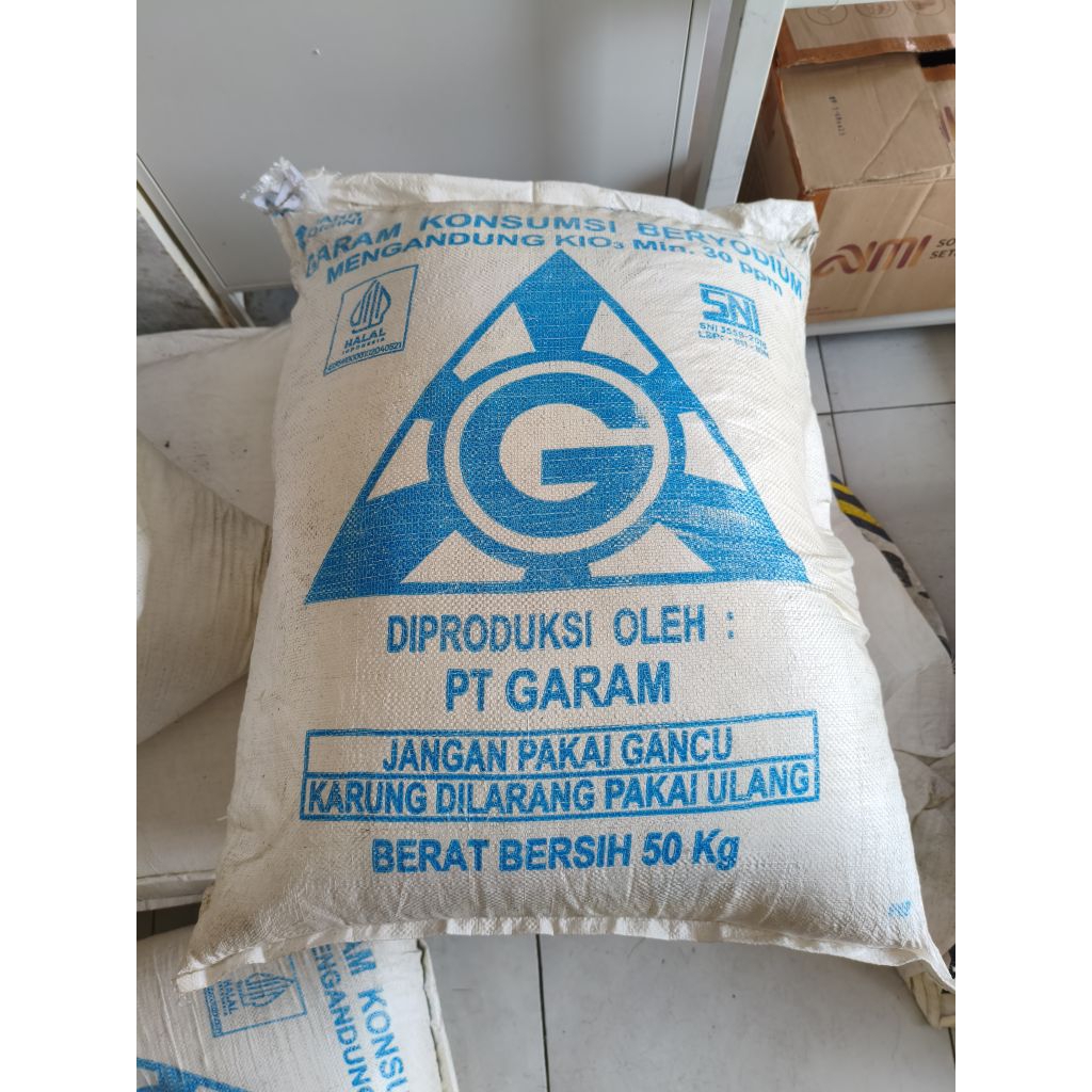 Jual 1Kg Garam Halus Konsumsi Yodium , Repack Produksi PT Garam ...