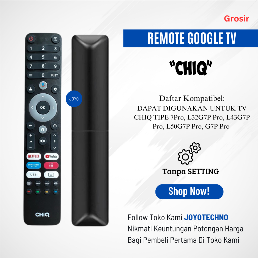 Jual Remote Google TV Chiq Voice / Remot TV Chiq LCD LED Voice | Shopee ...