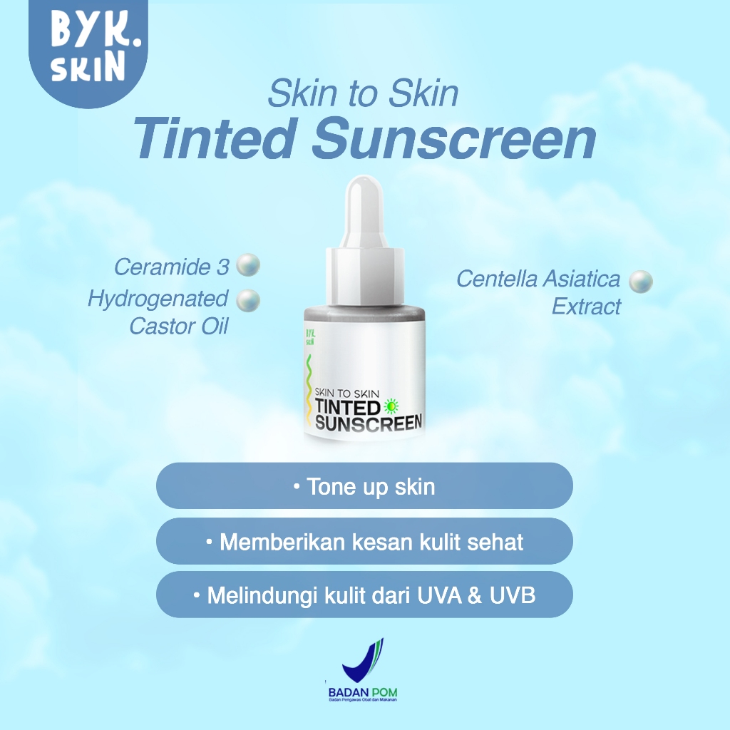 Jual Skin To Skin Tinted Sunscreen BYK SKIN by DION MULYA | Shopee ...