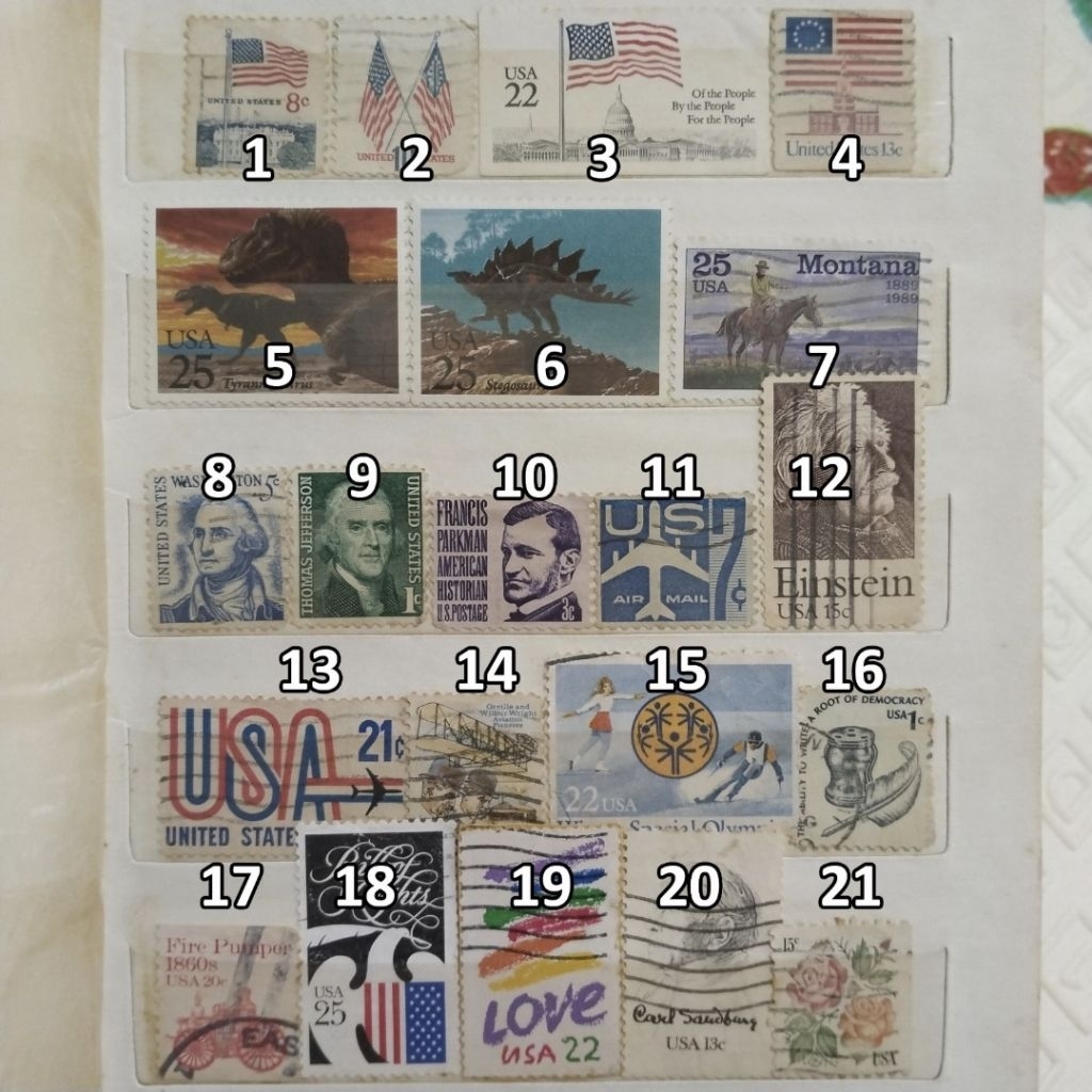 Jual Perangko Lama Amerika, Perangko Luar Negeri Kuno Vintage Terawat ...