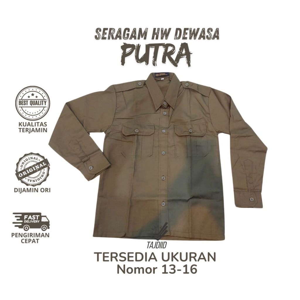 Jual SERAGAM HW PUTRA DEWASA | Shopee Indonesia