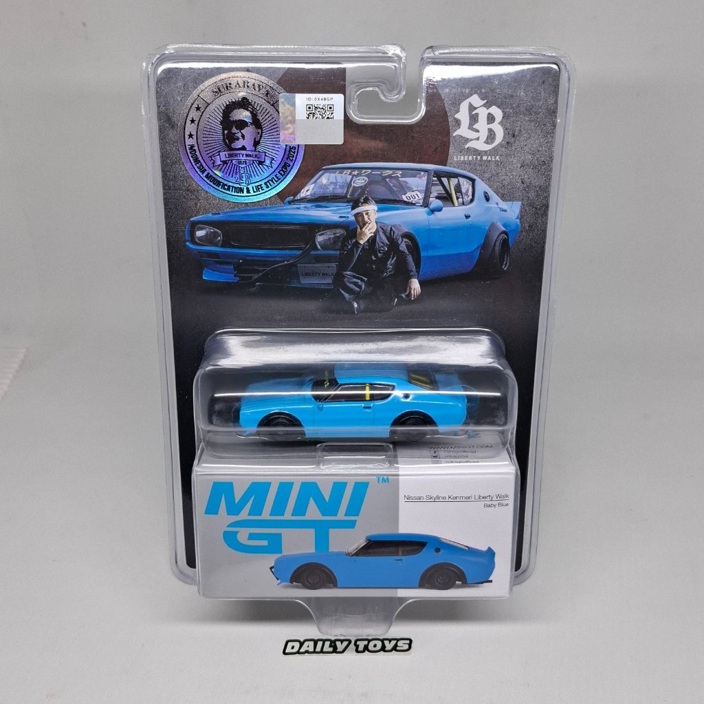 Jual Mini GT #712 Nissan Skyline Kenmeri Liberty Walk Baby Blue IMX ...