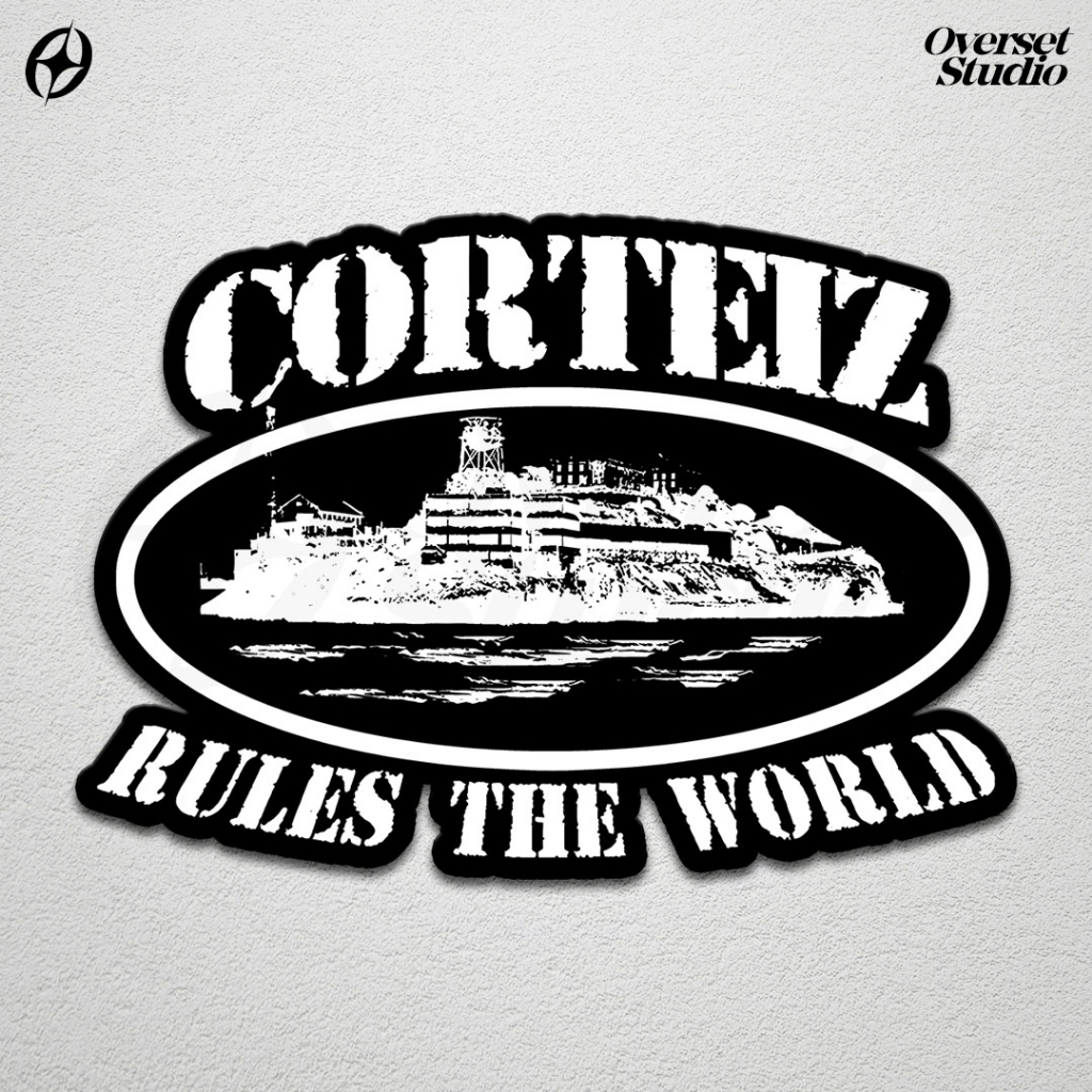 Jual (GRATIS ONGKIR & COD) Sticker Corteiz Alcatraz / Sticker Brand ...
