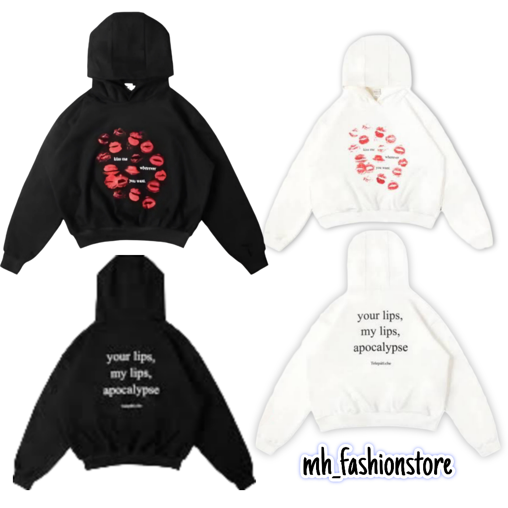 Jual TELEPATI CHE KISS ME HOODIE | HOODIE KISS ME | HOODIE BOXY ...