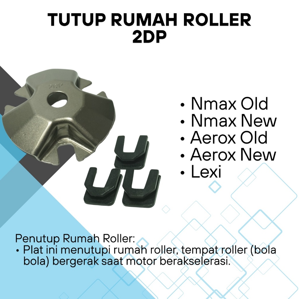 Jual Sliding plate Tutup Rumah Roller / Kura Kura 2DP Nmax Old Nmax New ...
