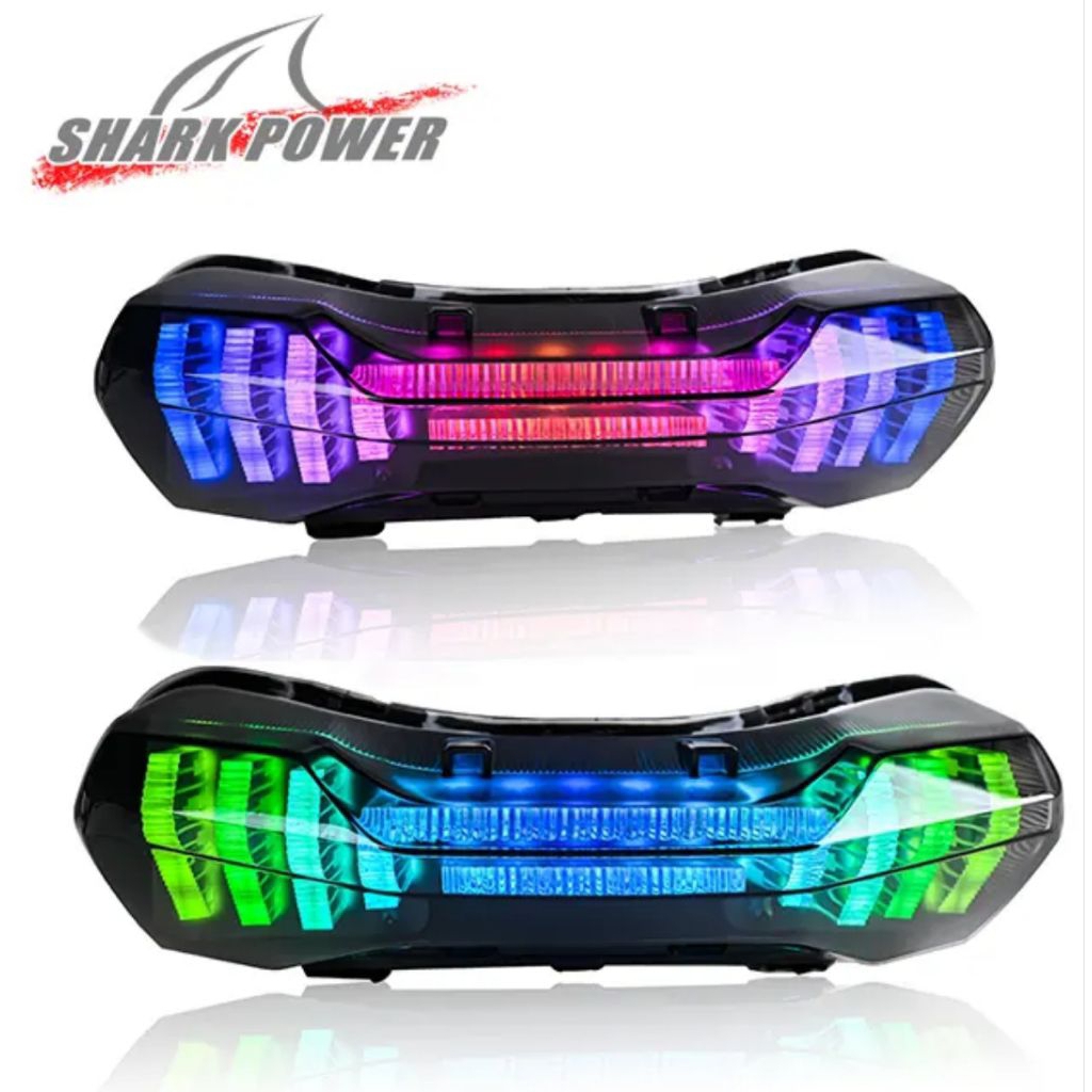 Jual Lampu stoplamp belakang Adv 150 Adv 160 Shark power RGB versi ...