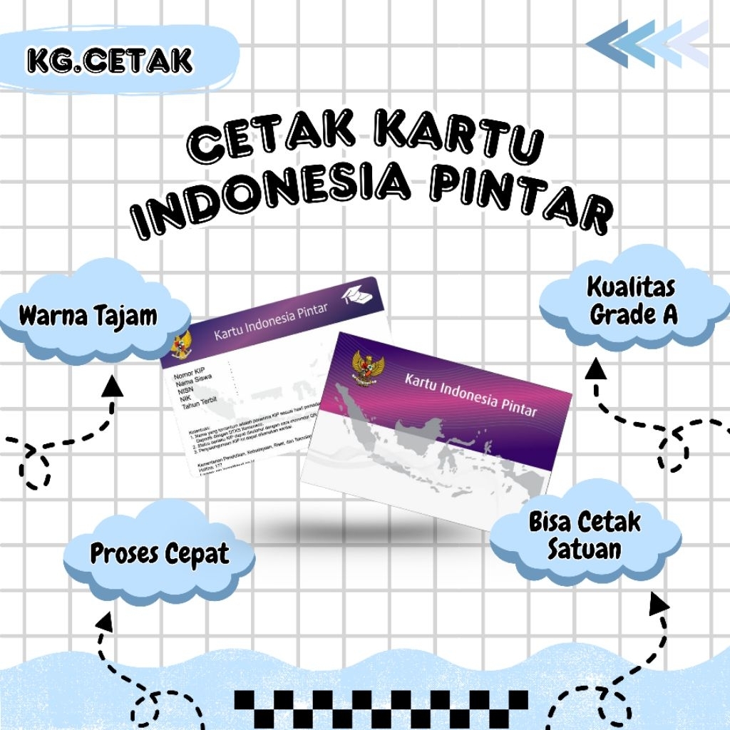 Jual CETAK KARTU INDONESIA PINTAR BAHAN PVC/CETAK KARTU SATUAN | Shopee ...