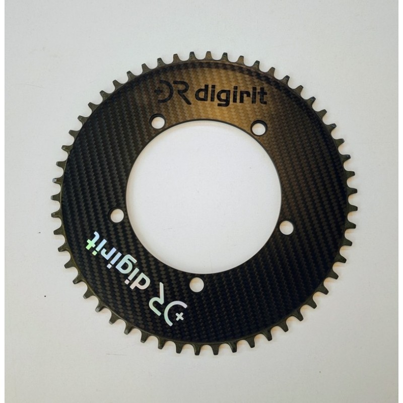Jual Chainring DR DIGIRIT Carbon TRACK BIKE 1/2”x1/8” BCD 144x5 Bolt ...