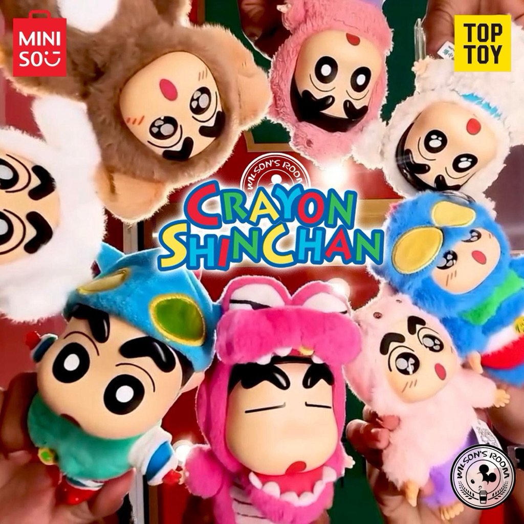 Jual [ORIGINAL] TOPTOY MINISO Crayon Shinchan Play Party Selected Blind ...