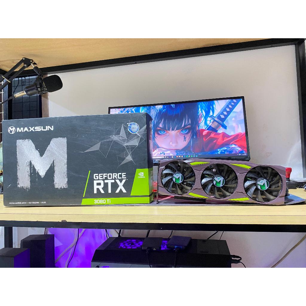 Jual VGA CARD NVIDIA MAXSUN RTX 3080 TI TURBO 12GB GDDR6X 384 BIT | Shopee Indonesia