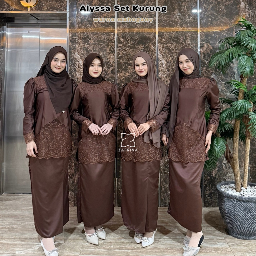 Jual ZAFRINA - Alyssa Set Kurung Melayu / BAJU AKAD MELAYU / BAJU ...