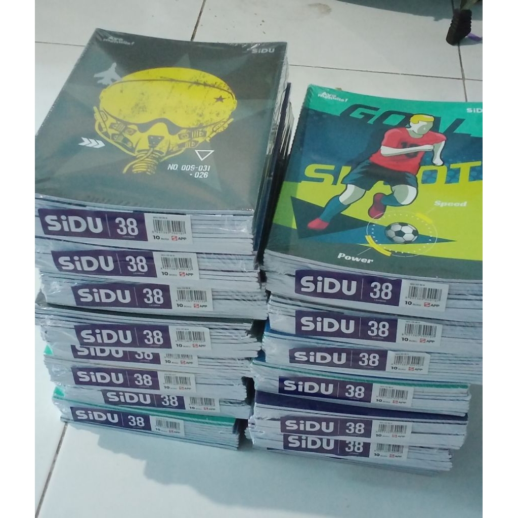 Jual BUKU TULIS SIDU 38Lembar 1 PACK ISI 10 pcs KWARTO | Shopee Indonesia