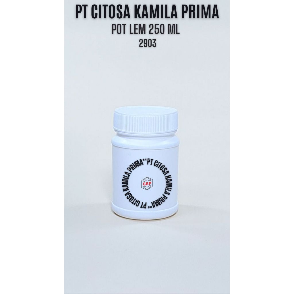 Jual Botol Lem 250 Ml Leher Putih + Tutup / Botol Lem / Botol Hdpe ...