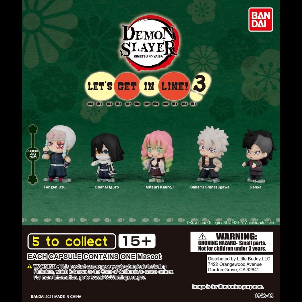 Jual Narabundesu Vol 3 Gachapon Official Merchandise Kimetsu No Yaiba ...