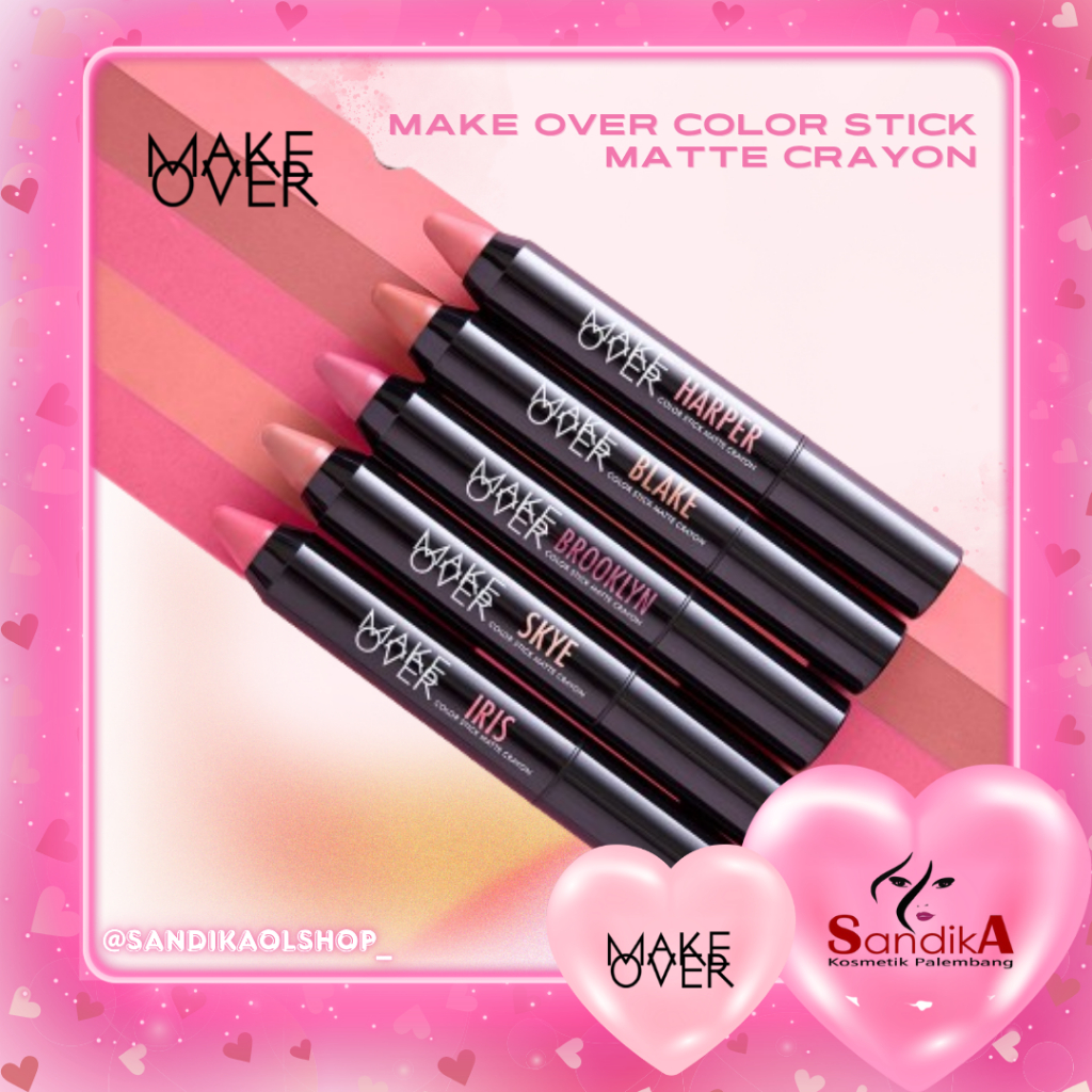 Jual MAKE OVER Color Stick Matte Crayon 2.6 g - Lipstick Lipstik Bibir ...