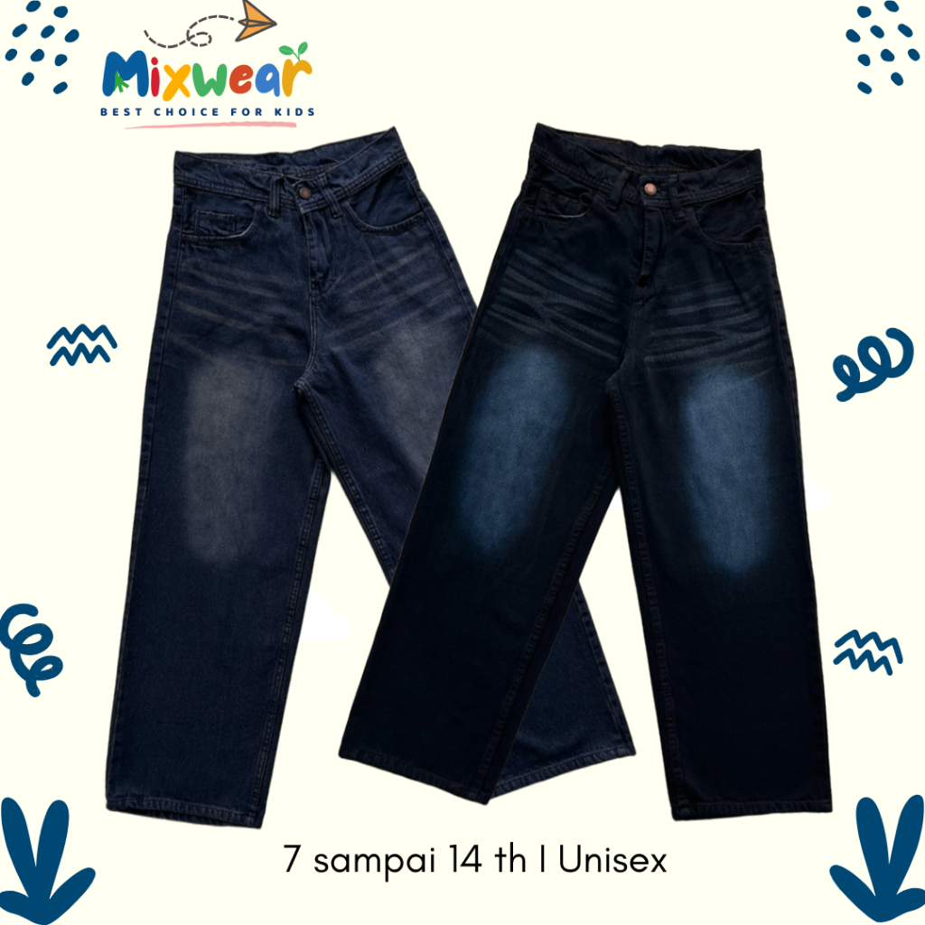 Jual Celana Skena Jeans Anak Motif Whisker Model Terbaru Umur 7 - 14 ...
